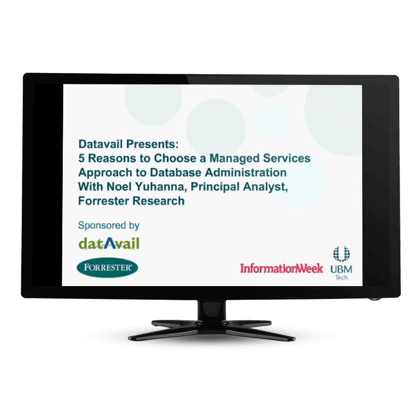 A Managed Services Approach to Database Administration Webinar