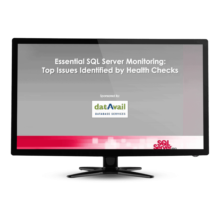 Sql Server Monitoring And Health Checks Database Monitoring Video