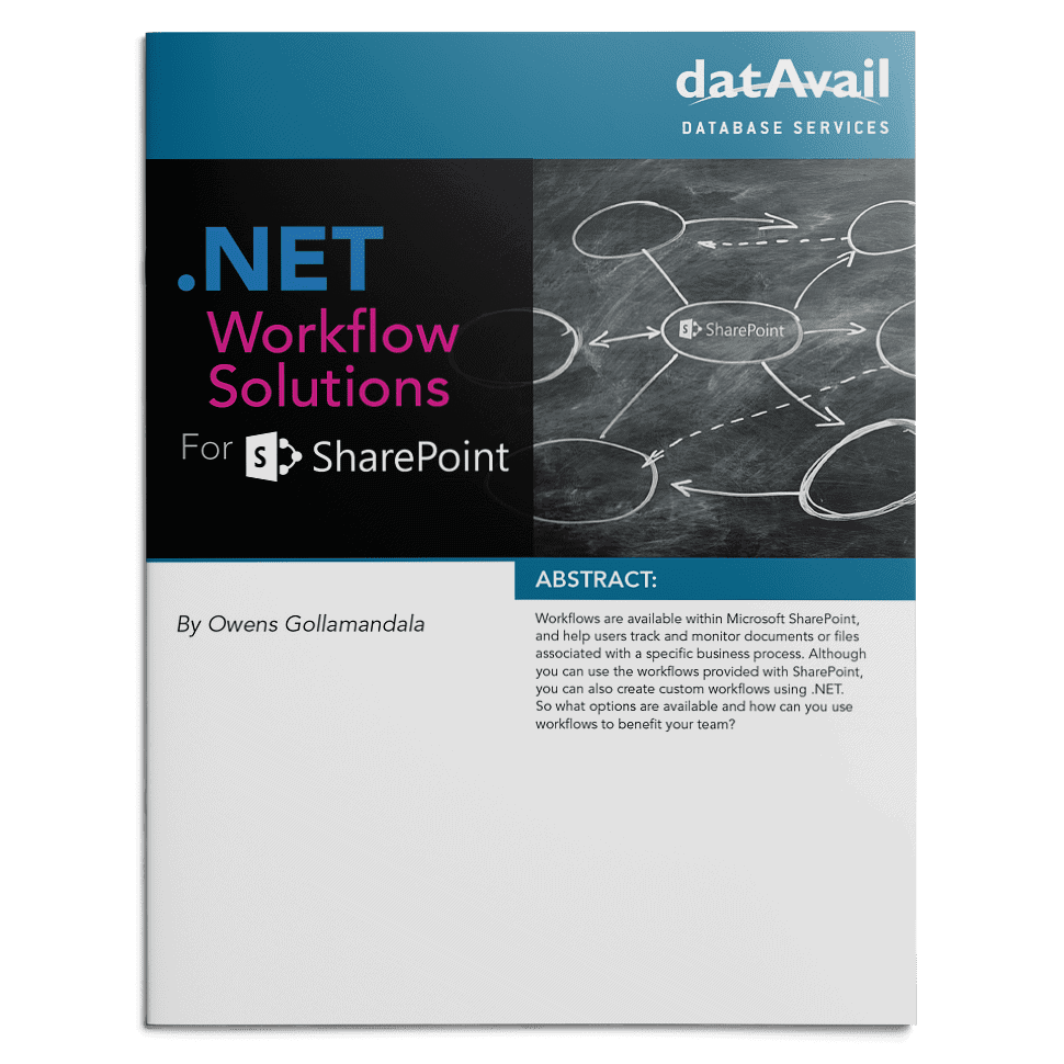 .NET Workflow Solutions for SharePoint | Datavail White Paper