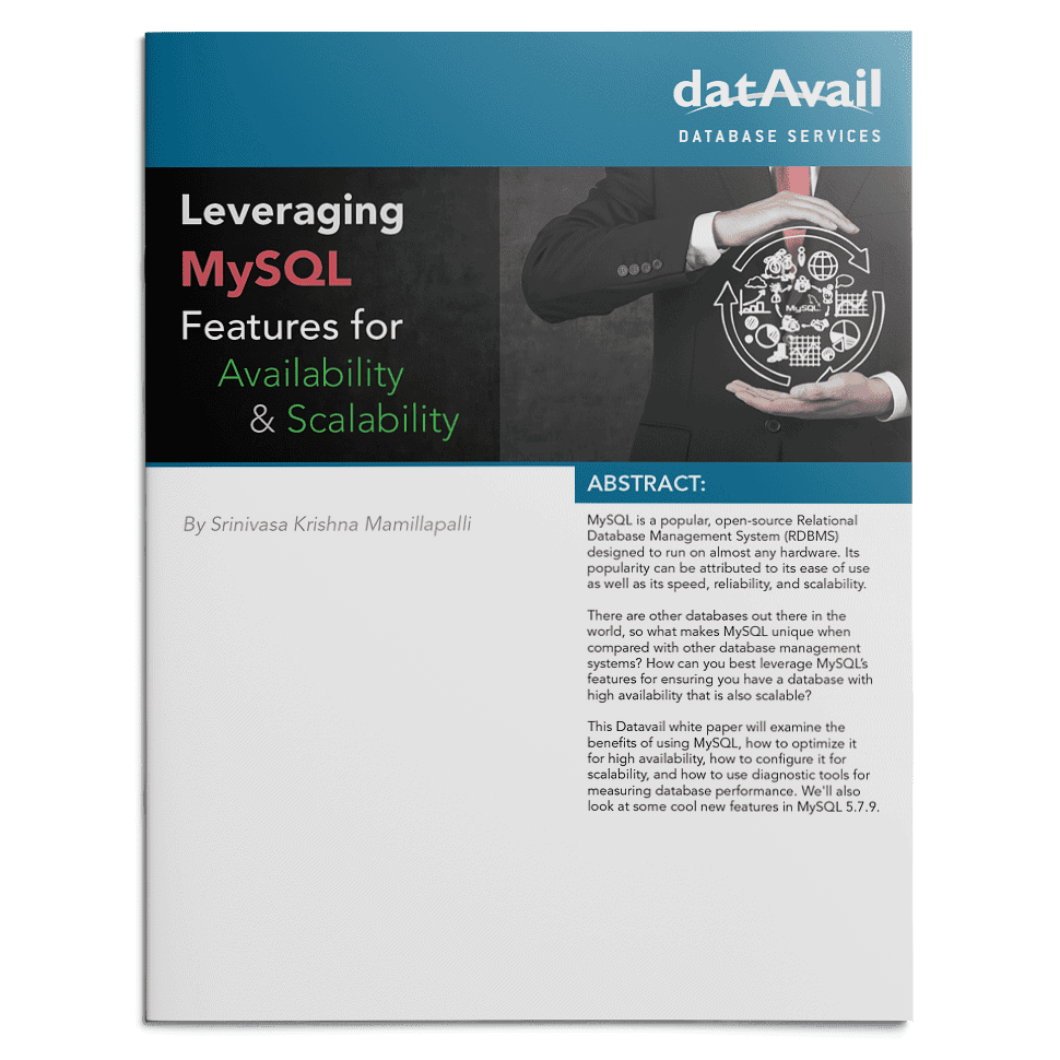 Mysql For High Availability And Scalability White Paper Datavail