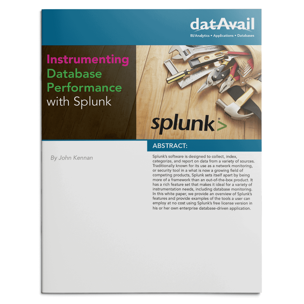 Database Monitoring And Performance With Splunk Datavail Dbas