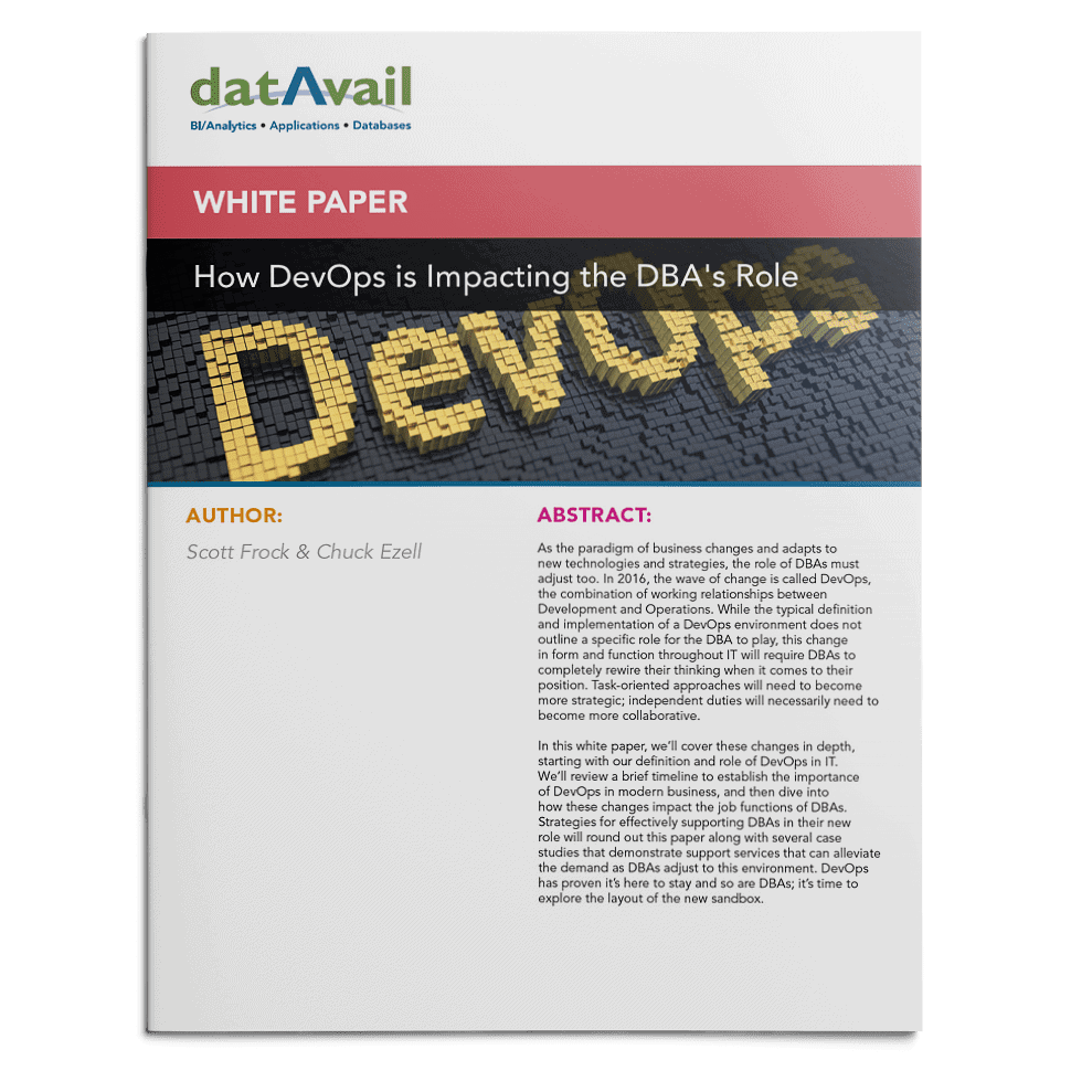 How Devops Is Impacting The Dbas Role