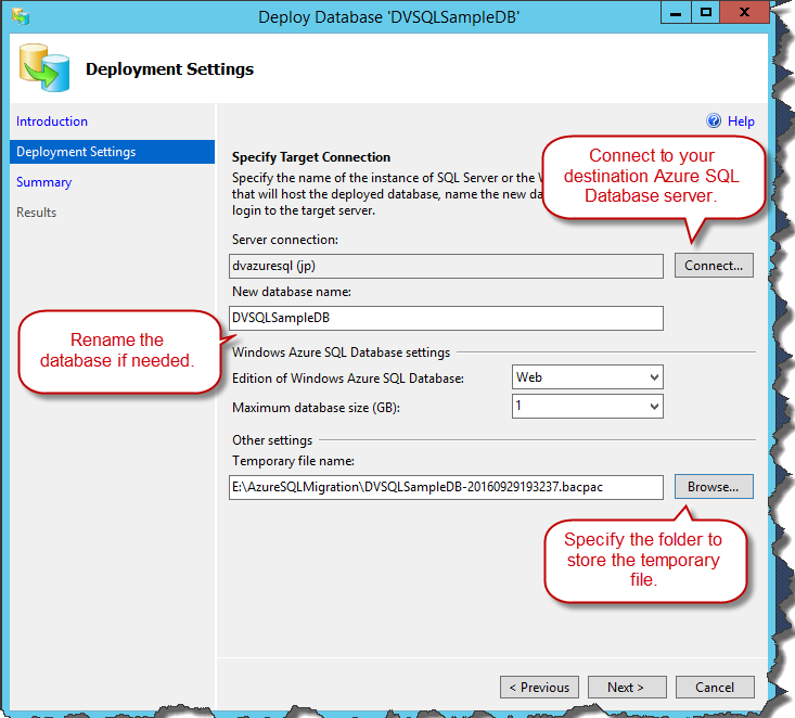 Migrating Databases Over To Azure Sql Database