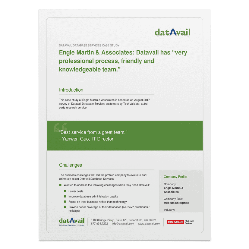 Engle Martin & Associates | Datavail