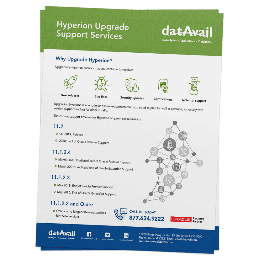 Hyperion Upgrade Support Services | Datavail