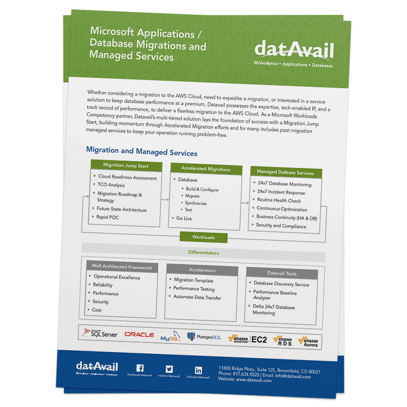 Microsoft Applications / Database Migrations and Managed Services ...