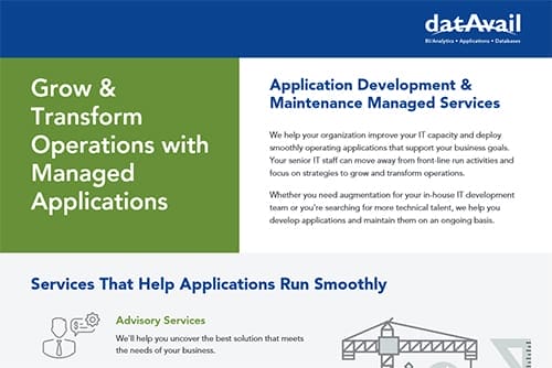 Application Development & Maintenance Managed Services | Datavail