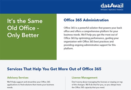 Office 365 Administration | Datavail