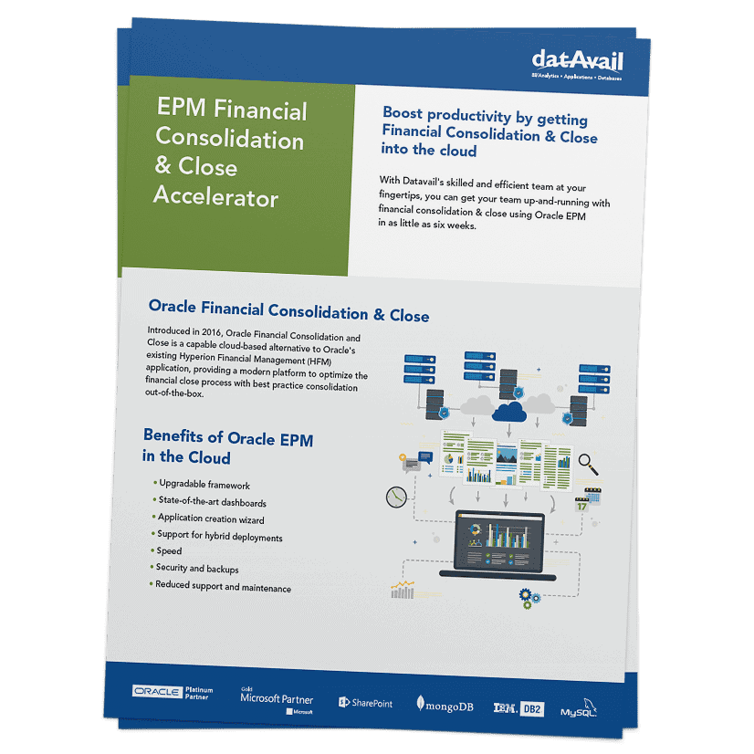 Oracle EPM Financial Consolidation & Close Accelerator | Datavail