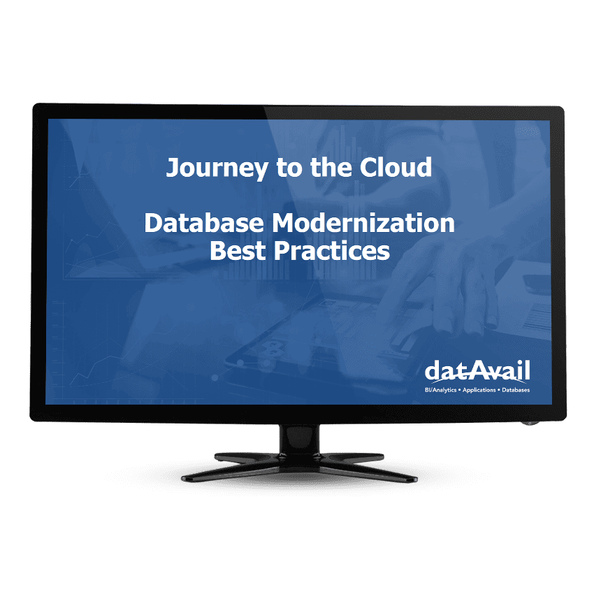 Journey To The Cloud Database Modernization Best Practices Datavail