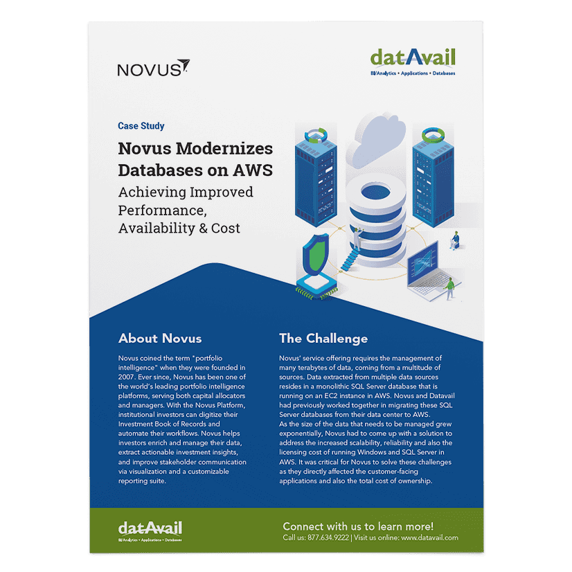 Novus Modernizes Databases on AWS Achieving Improved Performance ...