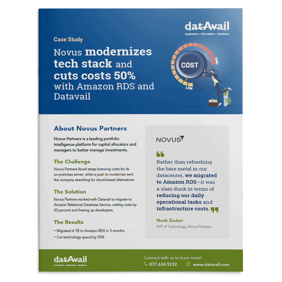 Novus Modernizes Tech Stack and Cuts Costs 50% With Amazon RDS and ...