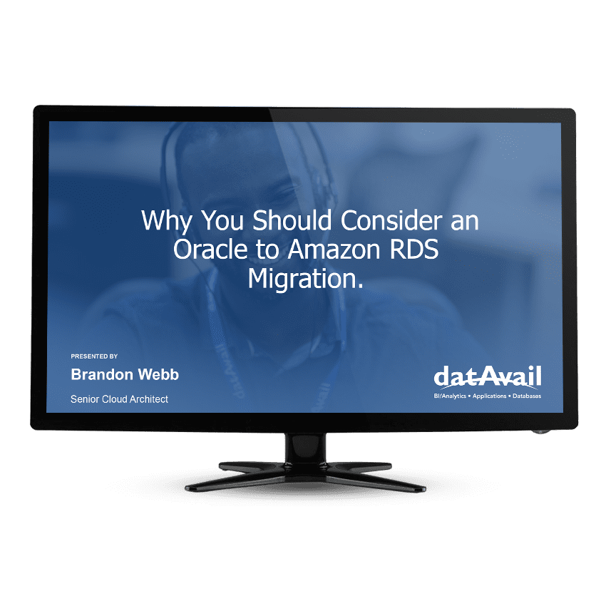 Webinar: Why You Should Consider an Oracle to Amazon RDS Migration ...