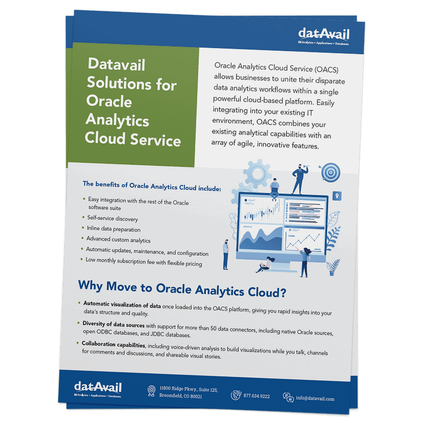 Oracle Analytics Cloud Solutions | Datavail