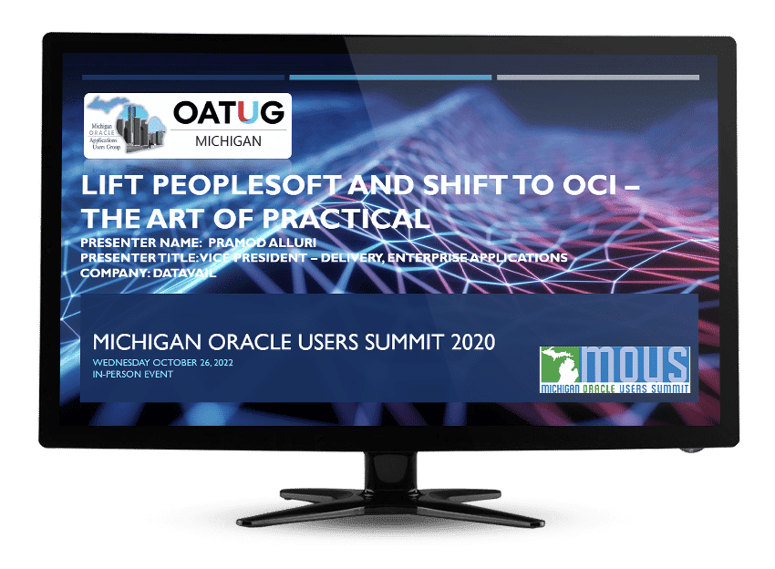 Lift PeopleSoft and Shift to OCI | Datavail